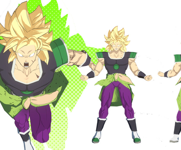 ArtStation - 3D Broly Rigged | Resources