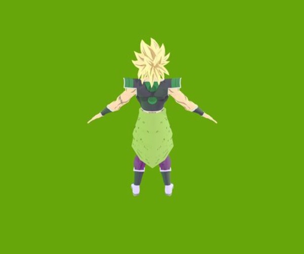 ArtStation - 3D Broly Rigged | Resources