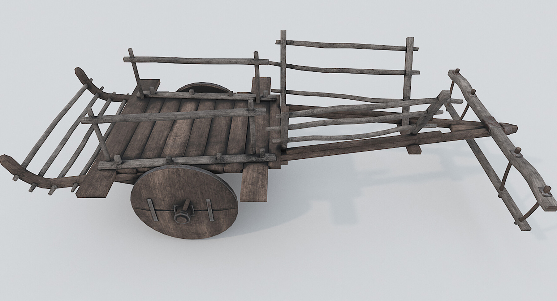 ArtStation - Ox Cart PBR | Game Assets