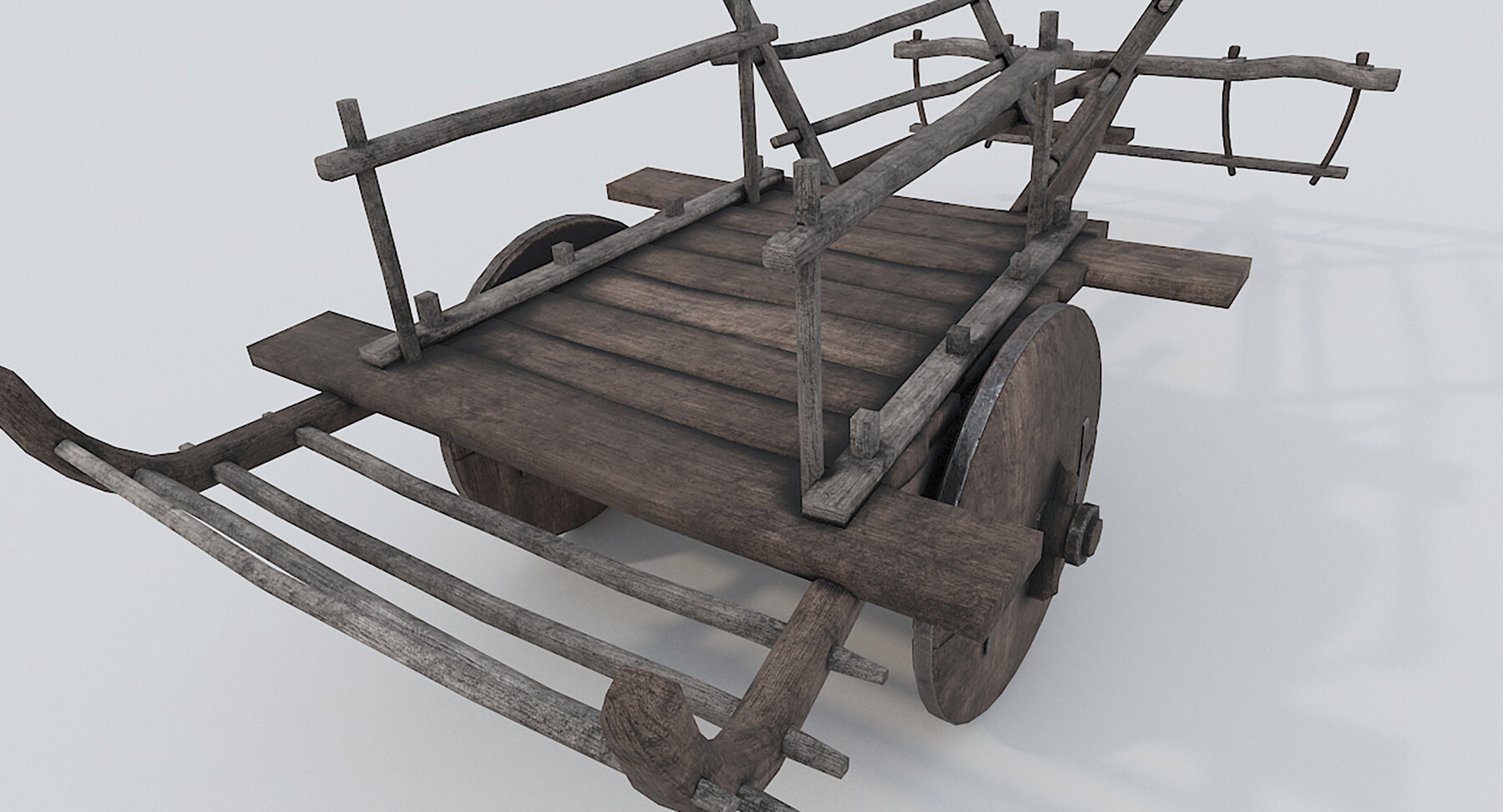 ArtStation - Ox Cart PBR | Game Assets