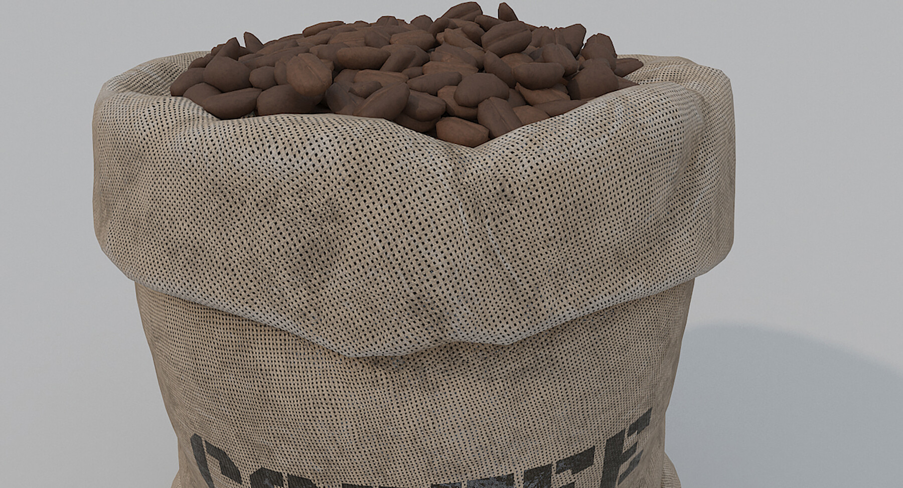 ArtStation - Bag of coffee beans | Game Assets