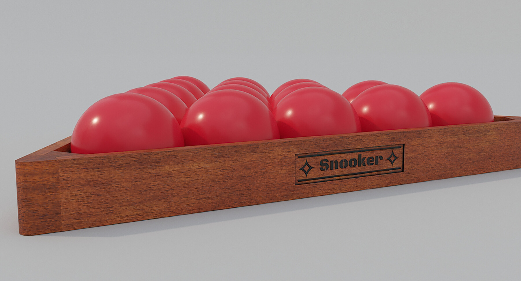 ArtStation - 3D Snooker Balls And Triangle | Game Assets