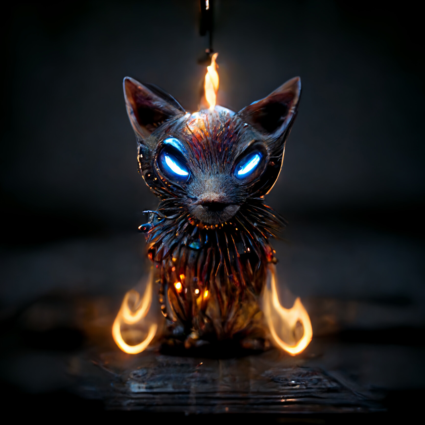 ArtStation - Evil Flaming Cat | Artworks