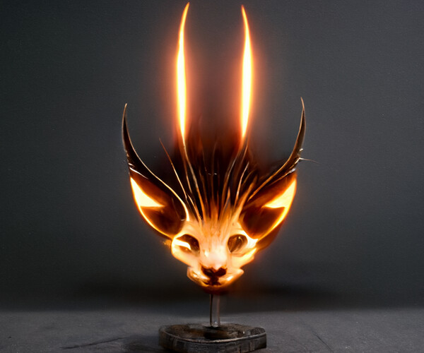 ArtStation - Evil Flaming Cat | Artworks