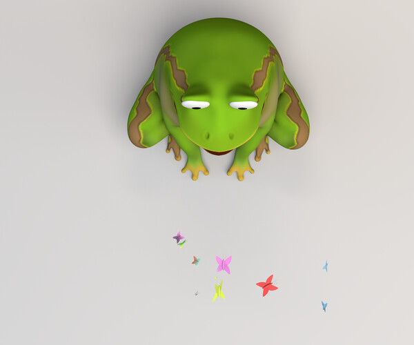 ArtStation - Gazing Frog | Resources