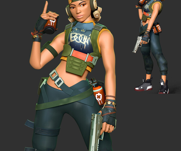 ArtStation - Raze - Valorant | Resources