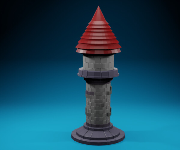 ArtStation - Tower 3D | Game Assets