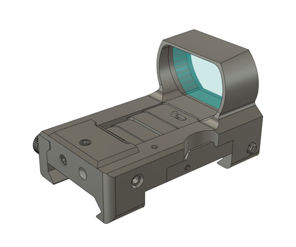 ArtStation - Red Dot Sight Hakko BED-40 | Game Assets