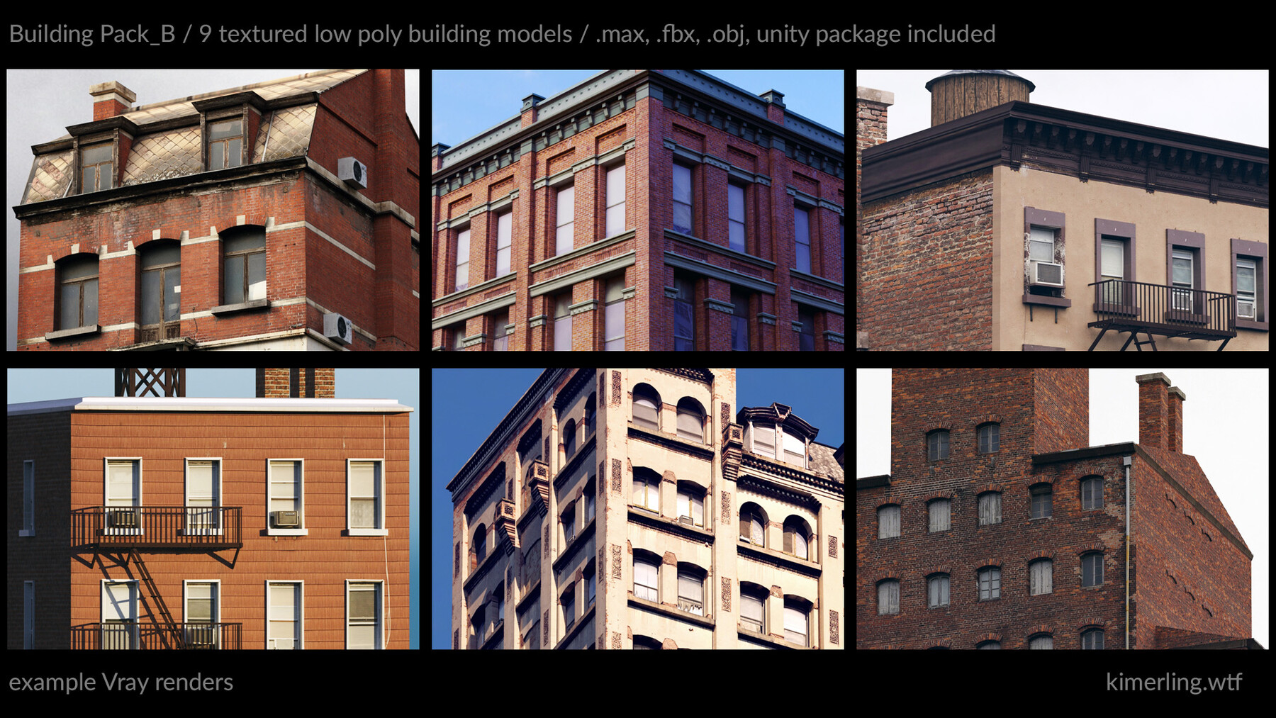 ArtStation - Building pack B | Game Assets