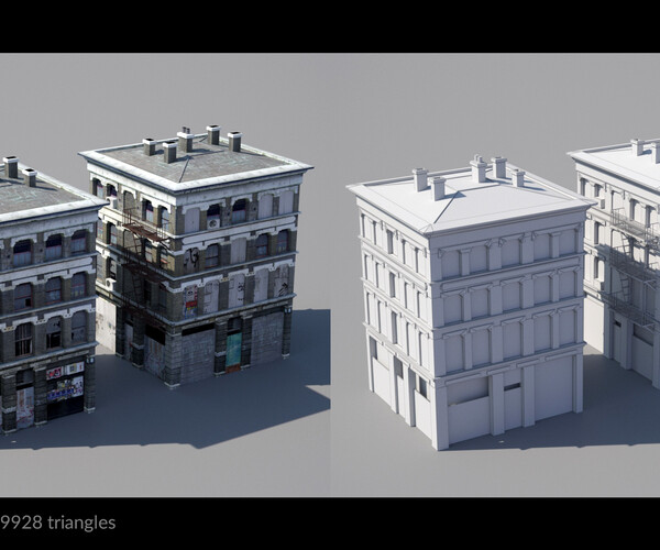 ArtStation - Building pack B | Game Assets