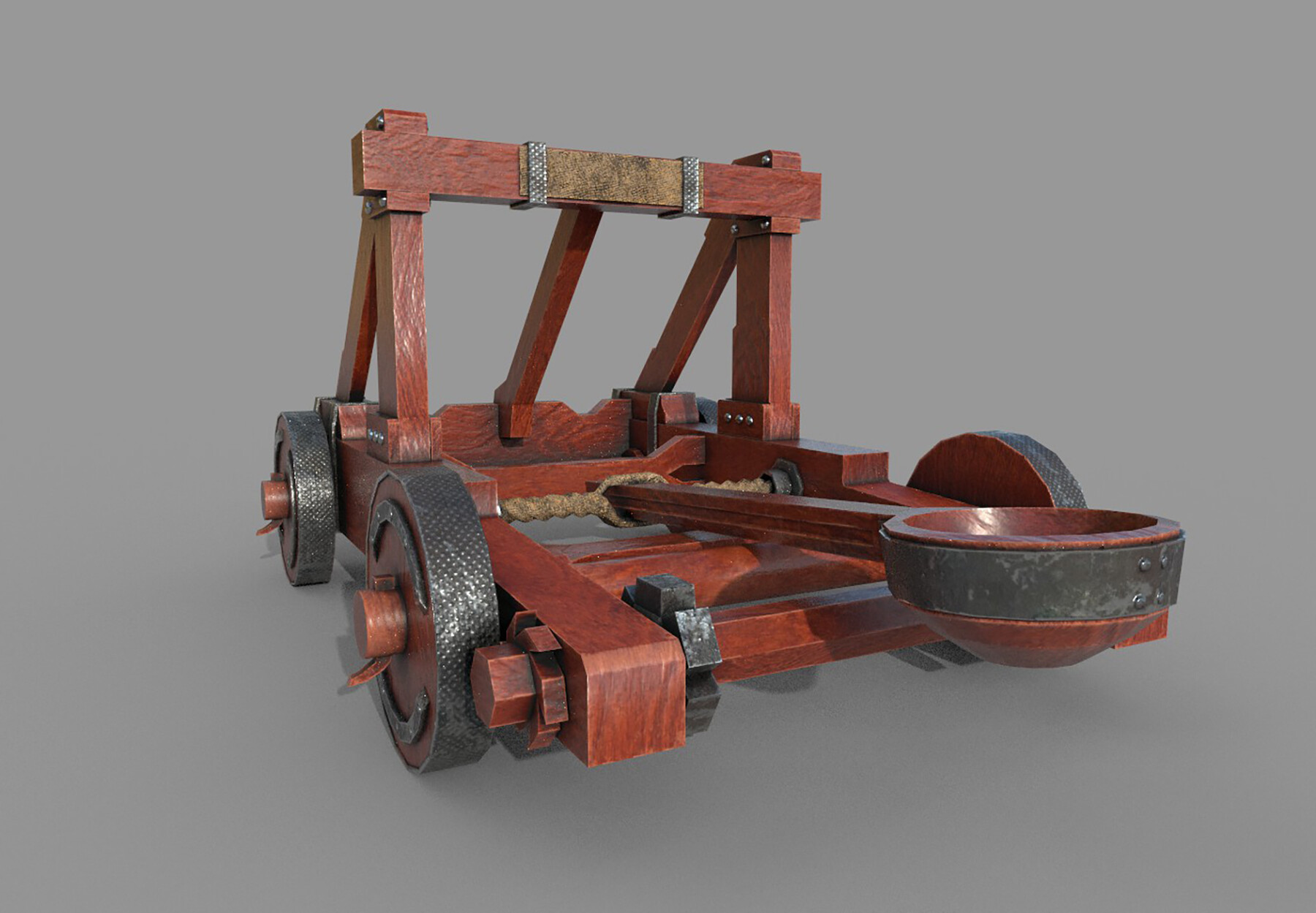 ArtStation - 3D Medieval Catapult | Game Assets