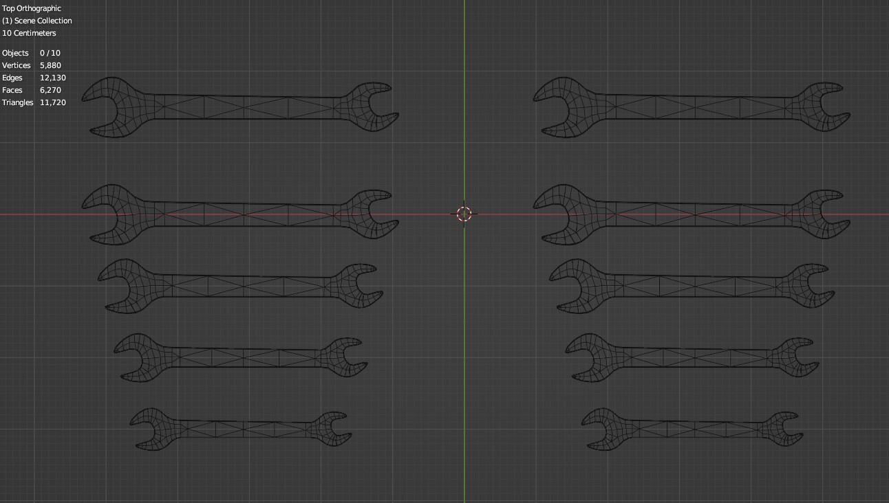 ArtStation - Low poly wrenches pack | Resources