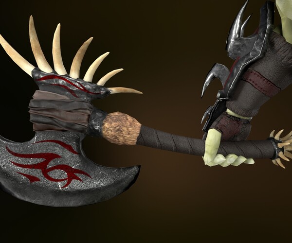ArtStation - Orc Axes | Game Assets