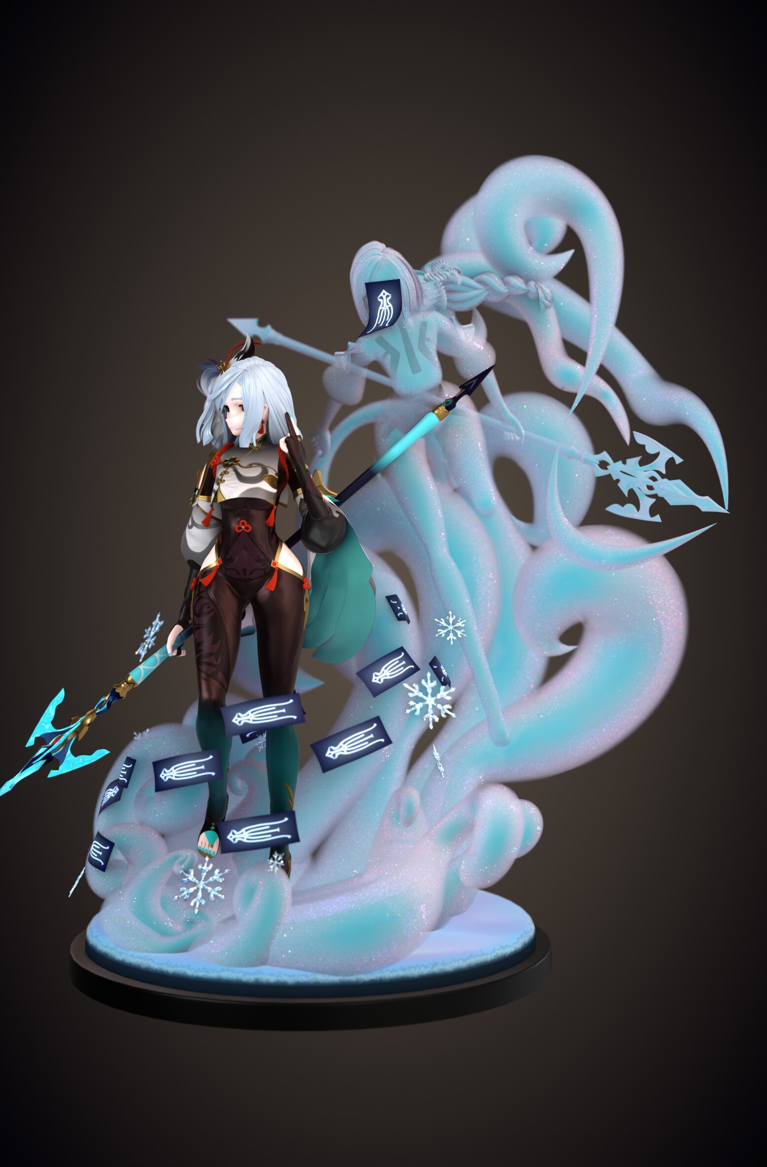 ArtStation - Shenhe Figure STL file for 3D printing | Resources