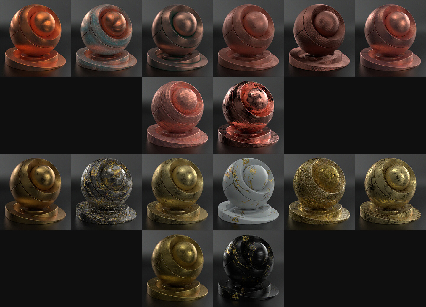 ArtStation - 60+ Redshift Shader to C4d Metal v3 | Resources