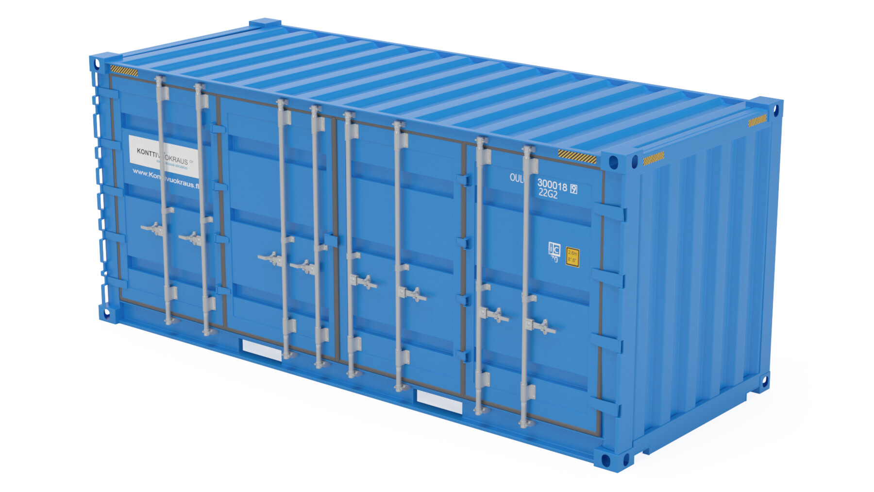 ArtStation - 20 ft Cube Open Side Shipping Container 3D Model | Resources