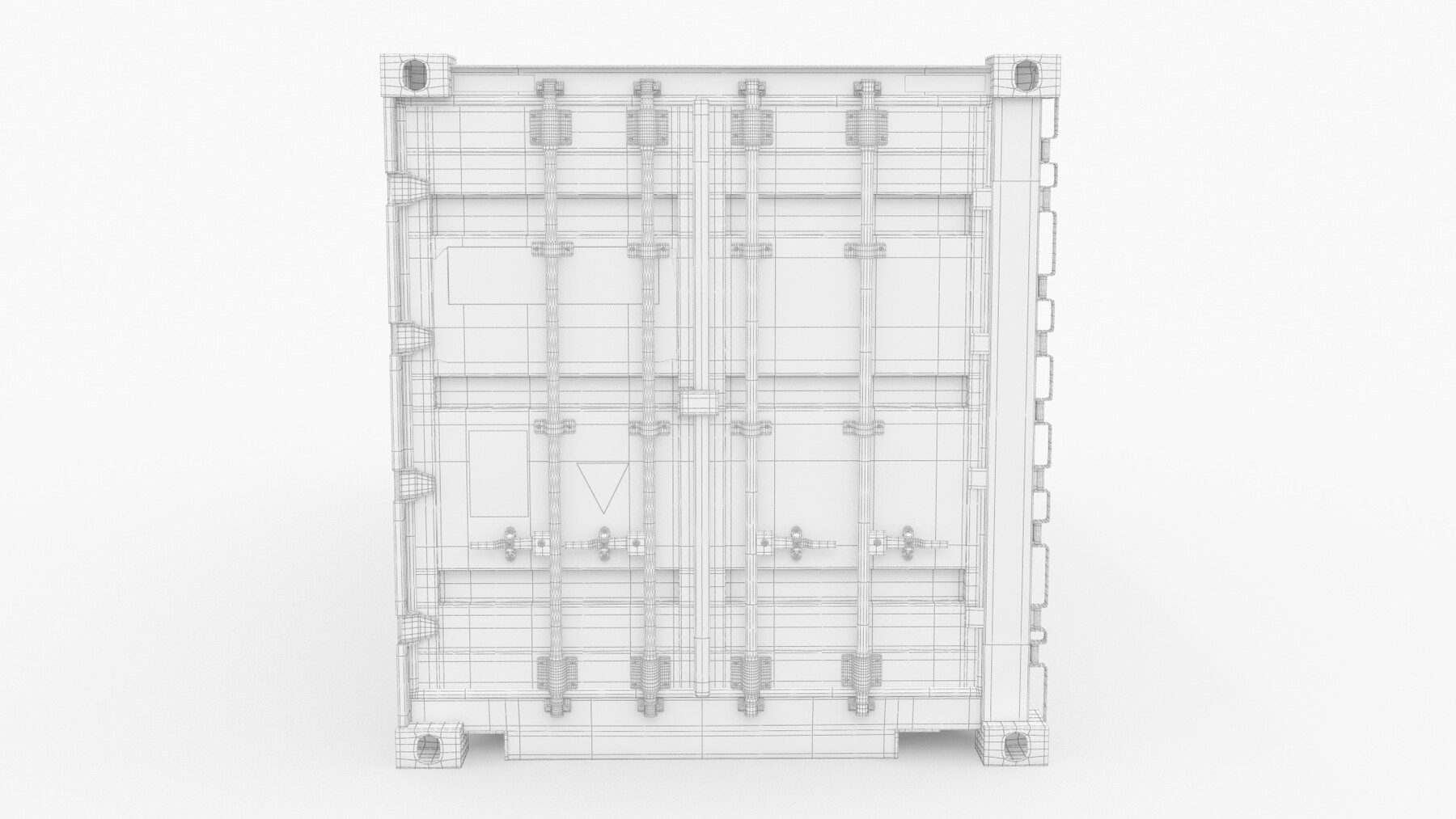 ArtStation - 20 ft Cube Open Side Shipping Container 3D Model | Resources