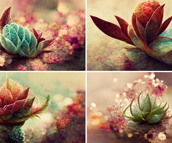 ArtStation - Small fantasy flowers | Artworks