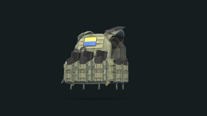 ArtStation - Plate carrier — Game Ready | Game Assets