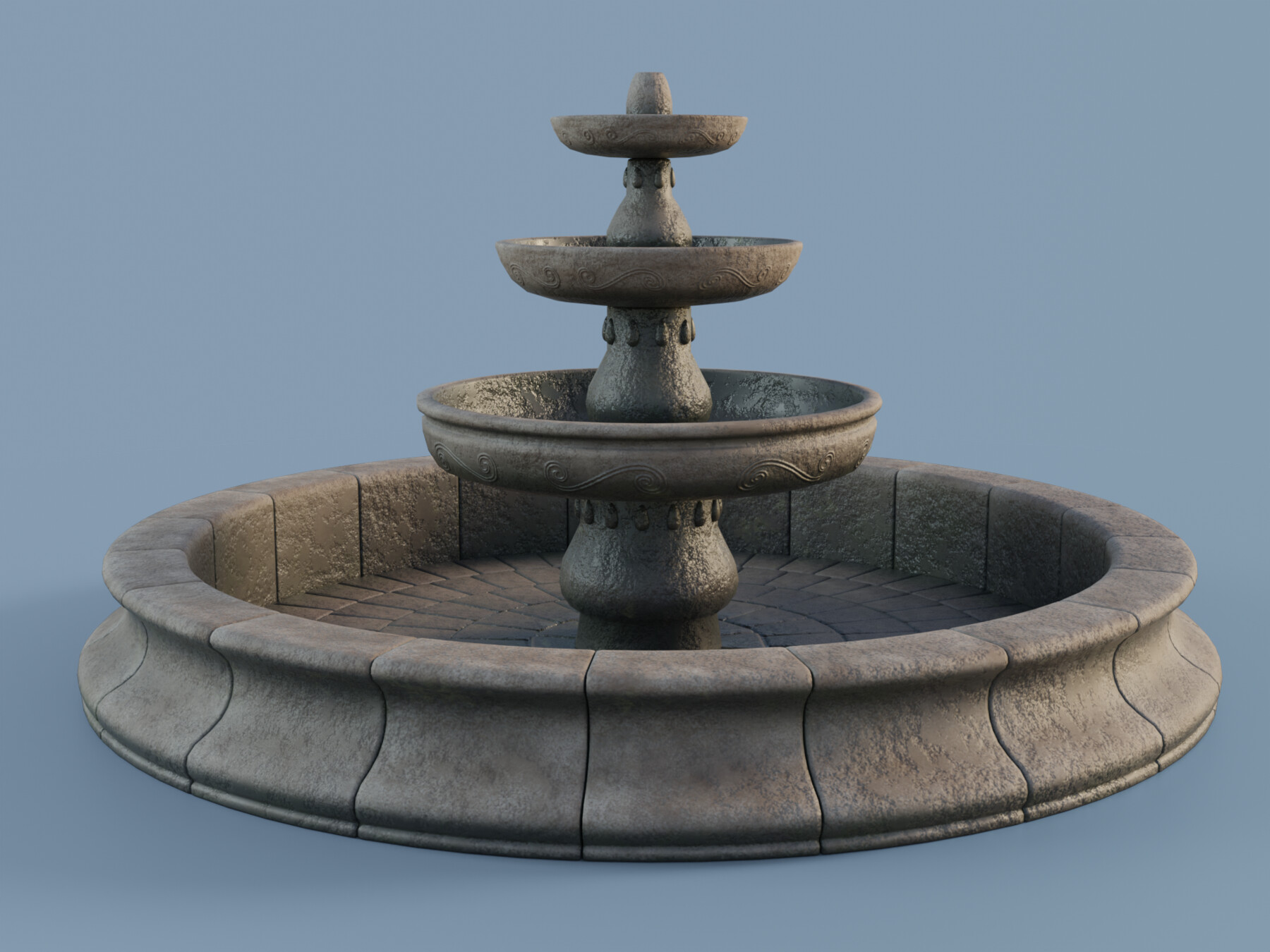 ArtStation - Stone Fountain | Game Assets