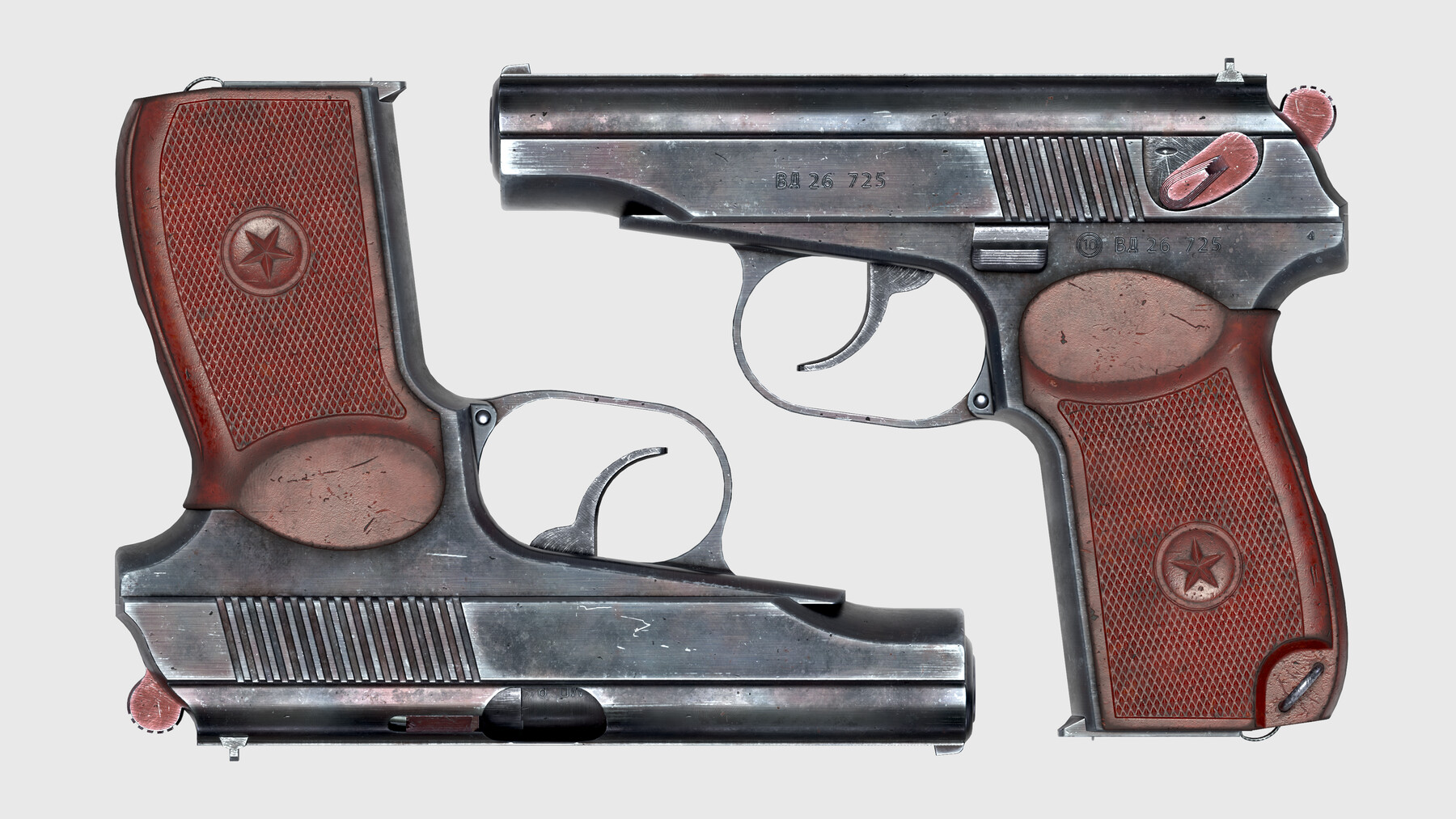 ArtStation - Makarov pistol (3d model) | Game Assets
