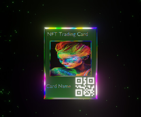 ArtStation - Animated 3D NFT Template card | Resources