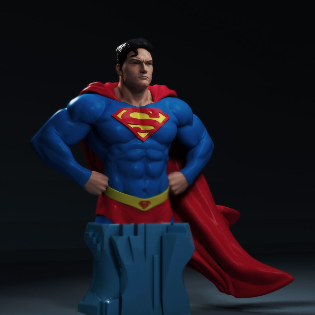 ArtStation - SUPERMAN STL | Resources