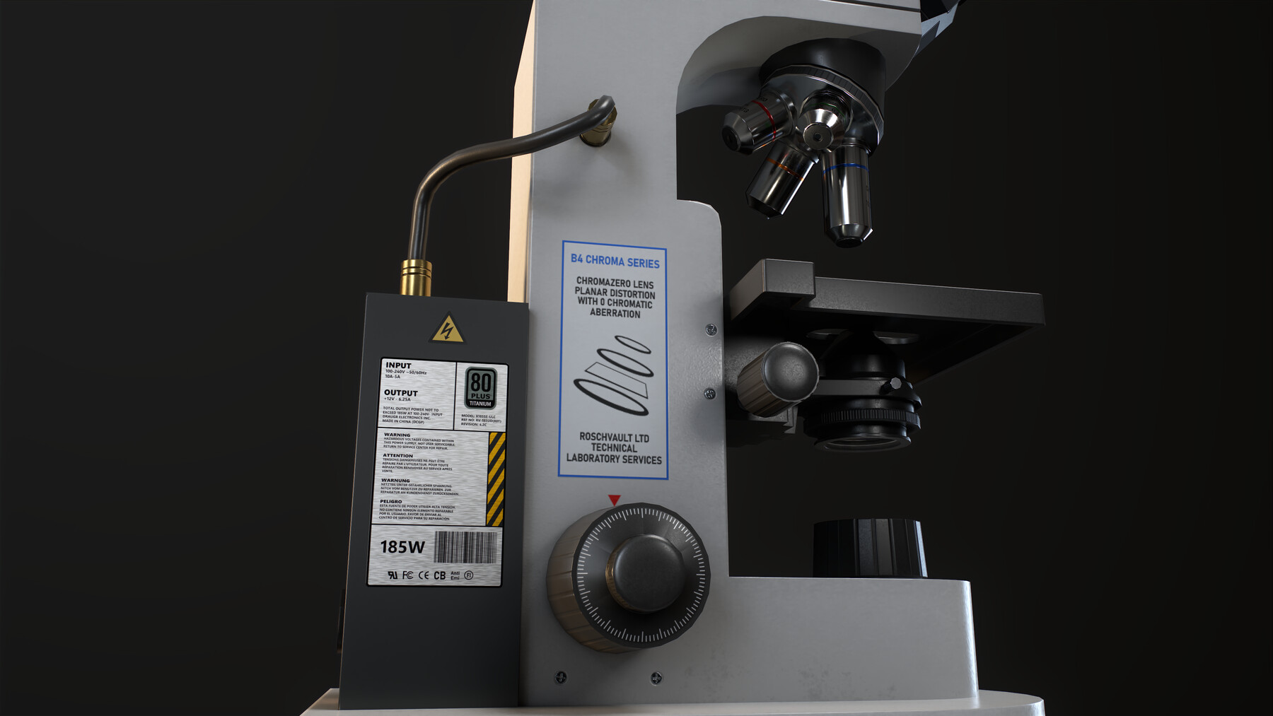 ArtStation - RoschVault Microscope PBR GameReady | Game Assets