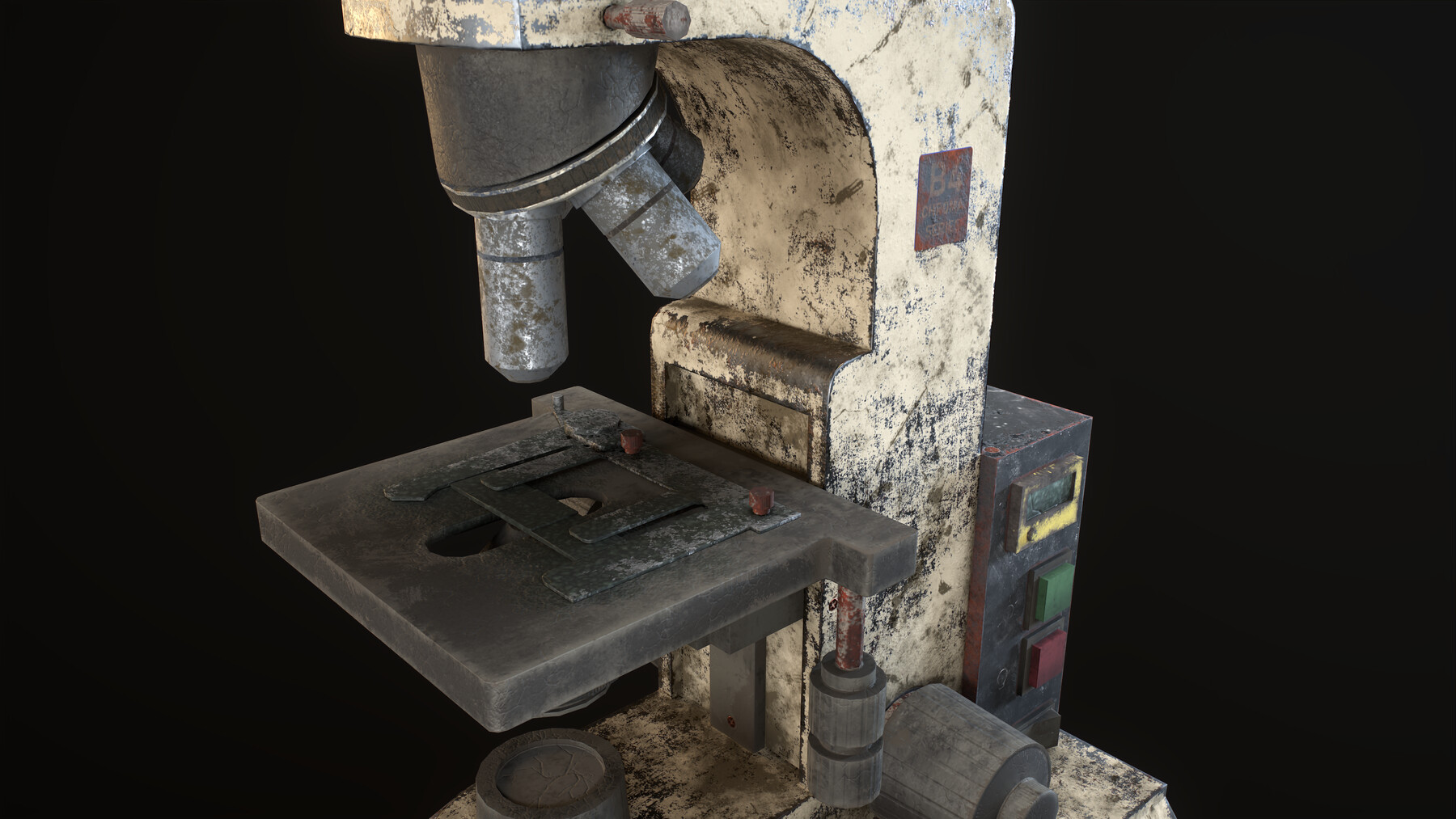 ArtStation - RoschVault Microscope PBR GameReady | Game Assets