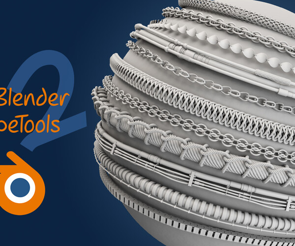 ArtStation - 50 Blender Rope Tools 2 _ Cable , Rope , Chain | Resources