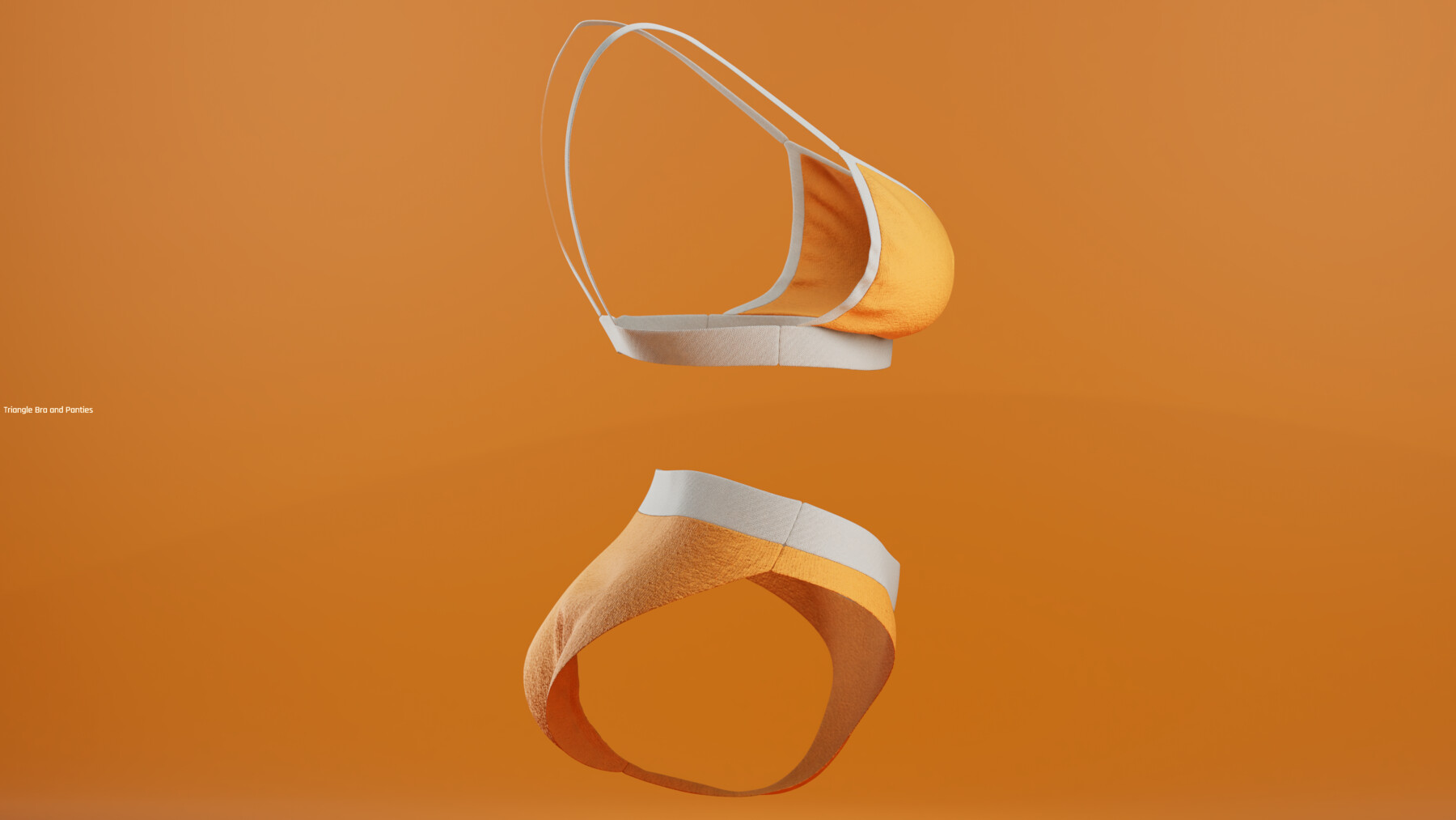 ArtStation - Triangle Bra and Panties | Resources