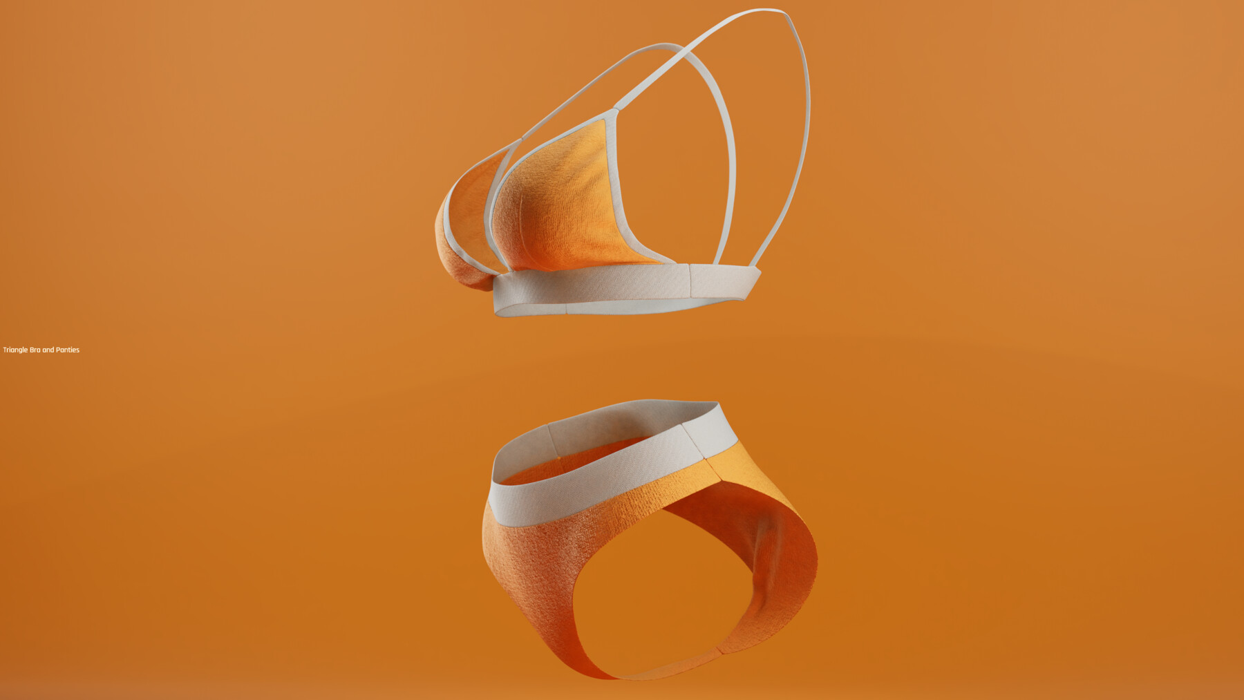 ArtStation - Triangle Bra and Panties | Resources