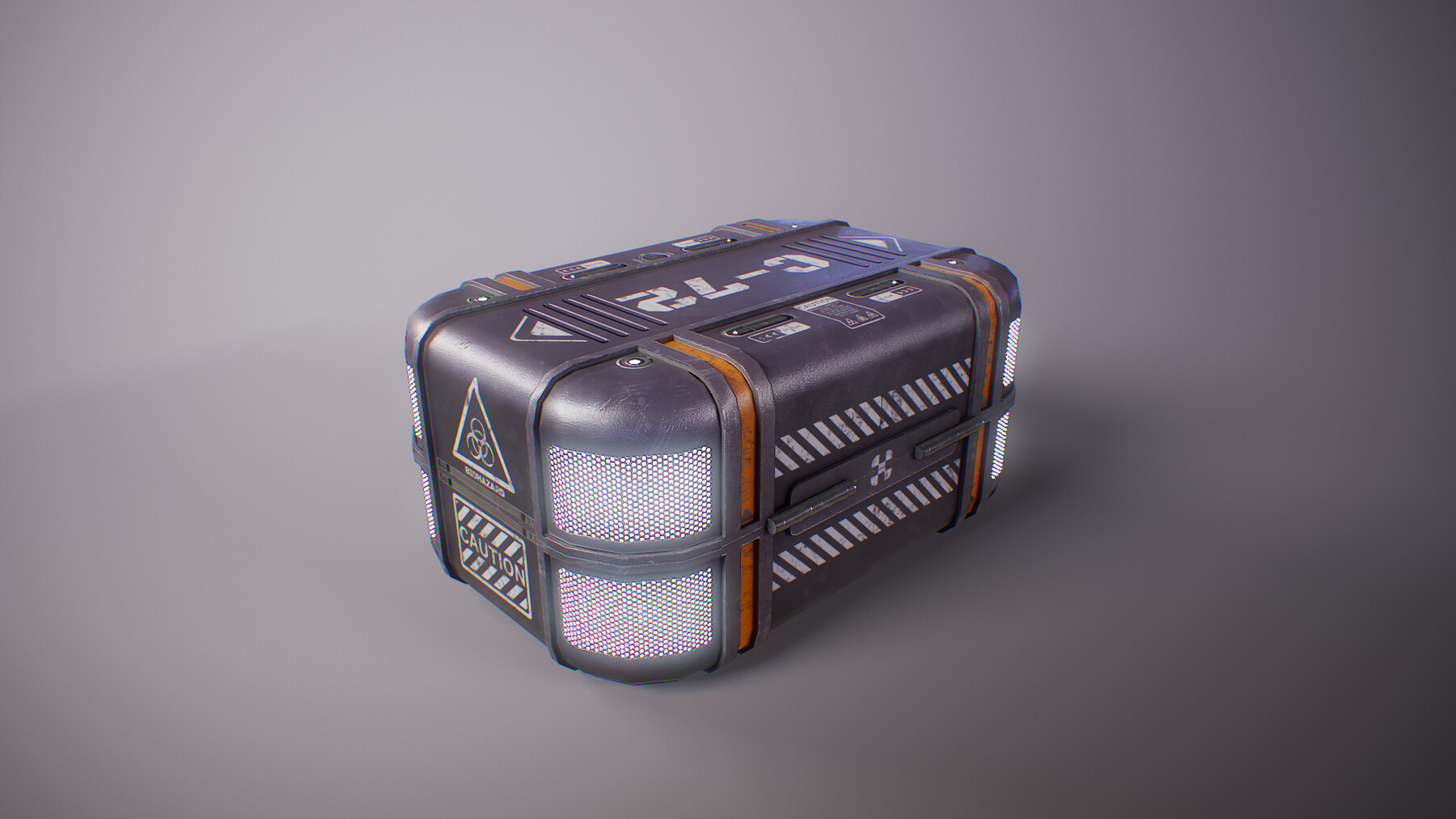 ArtStation - PBR SciFi Portable Containment Unit | Game Assets