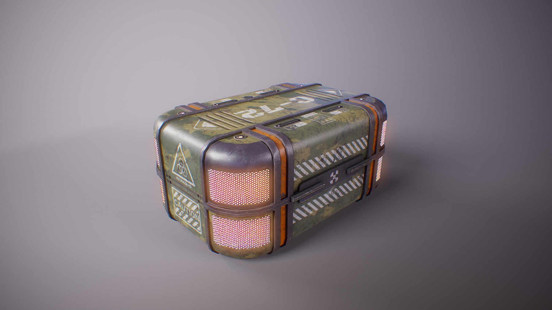 ArtStation - PBR SciFi Portable Containment Unit | Game Assets