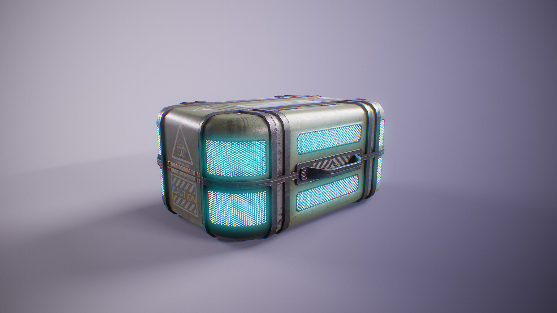 ArtStation - PBR SciFi Portable Containment Unit | Game Assets