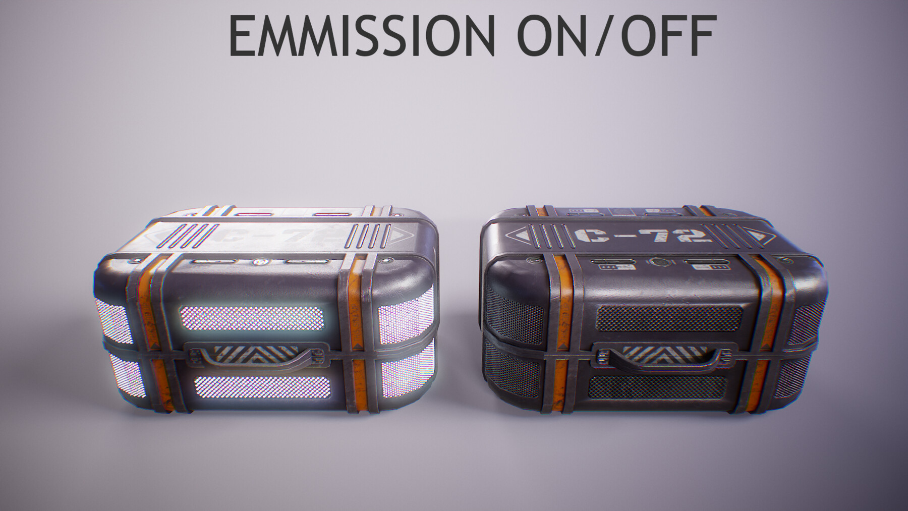 ArtStation - PBR SciFi Portable Containment Unit | Game Assets