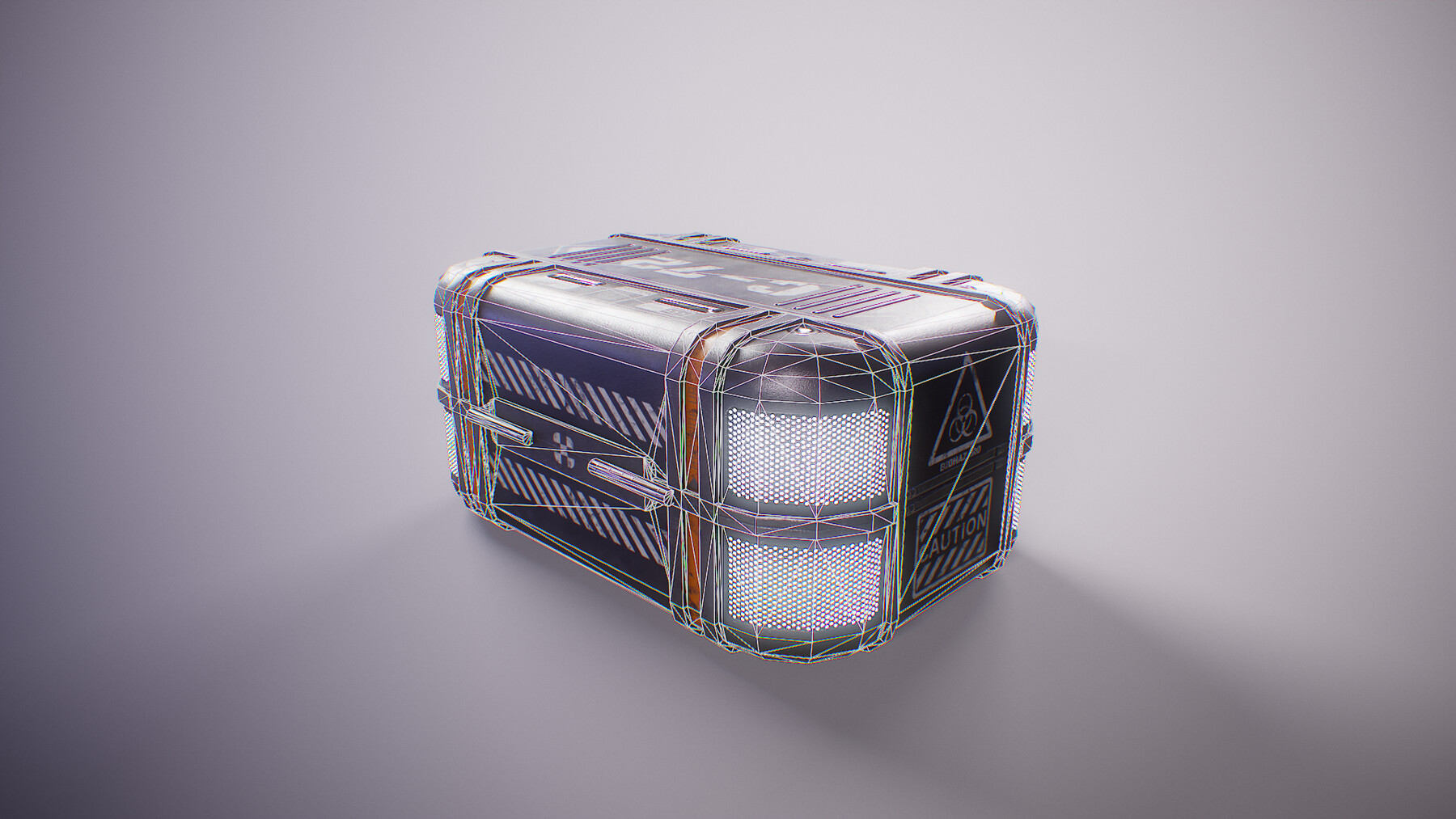 ArtStation - PBR SciFi Portable Containment Unit | Game Assets