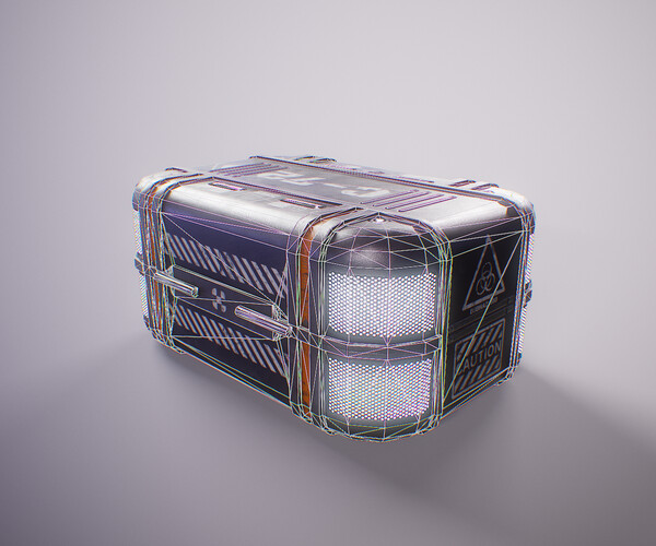 ArtStation - PBR SciFi Portable Containment Unit | Game Assets