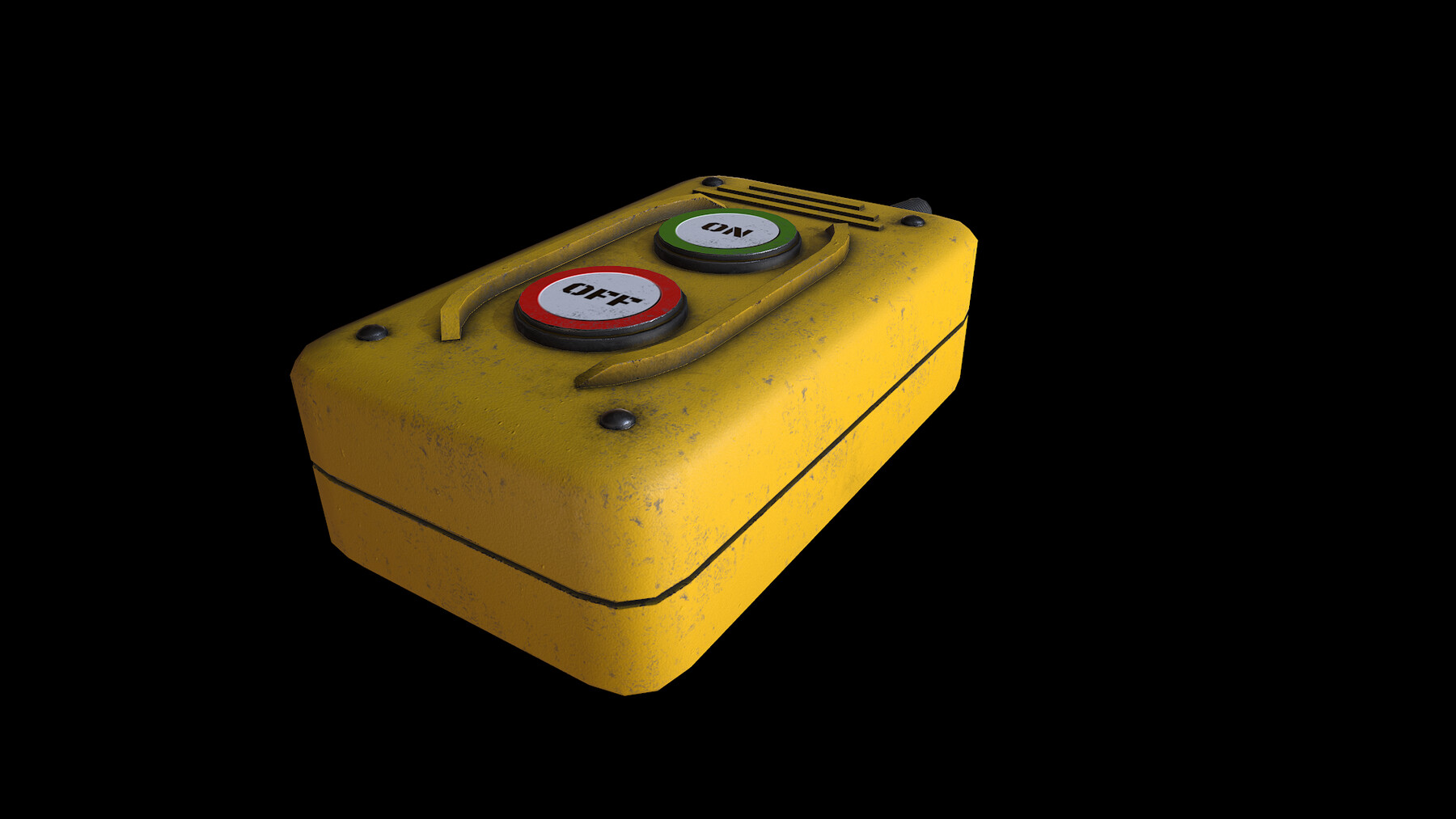 ArtStation - Industrial Power On - Off Switch 3 | Game Assets
