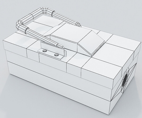 ArtStation - Industrial Power On - Off Switch | Game Assets