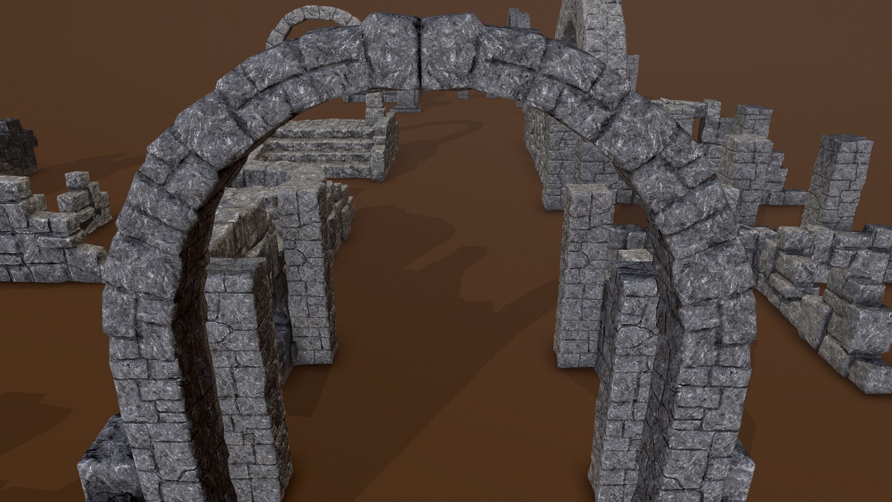 ArtStation - 3D Ruin Set | Game Assets