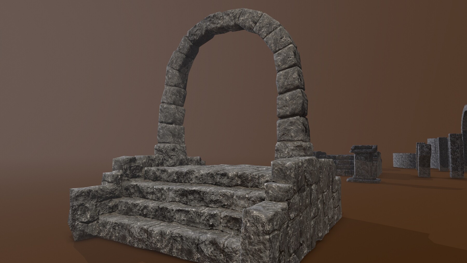 ArtStation - 3D Ruin Set | Game Assets