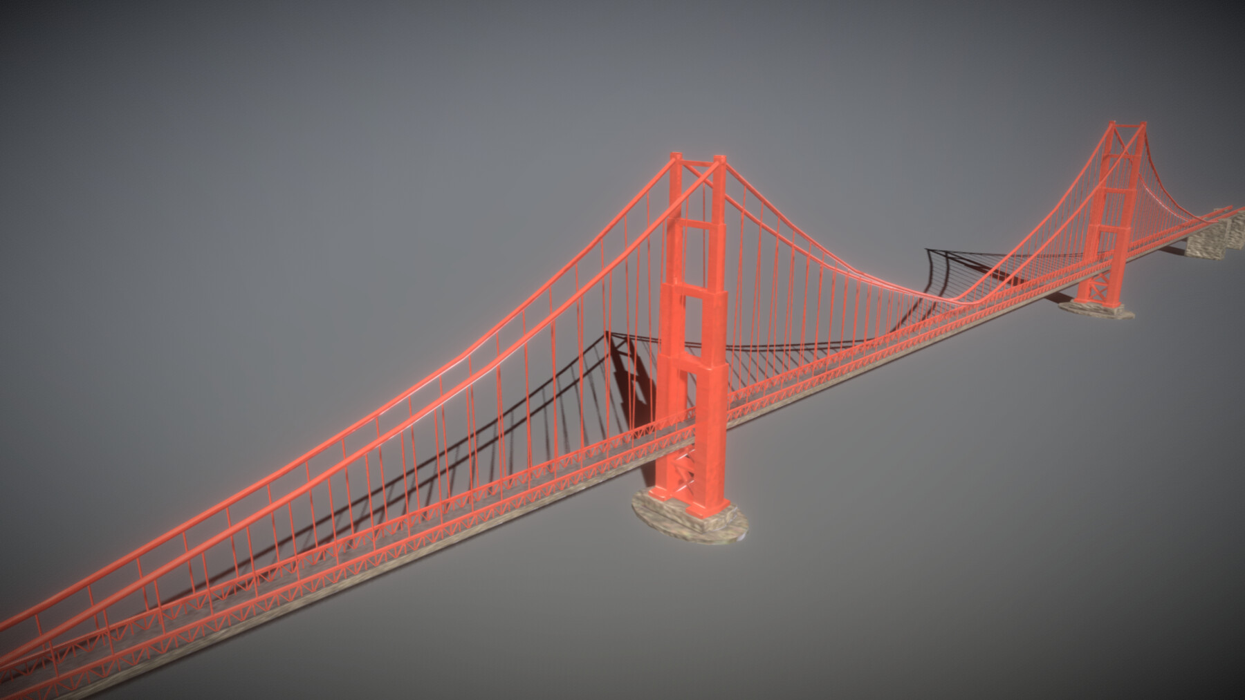 ArtStation - Golden Gate Bridge | Game Assets
