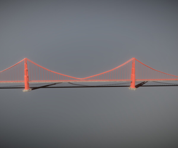 ArtStation - Golden Gate Bridge | Game Assets