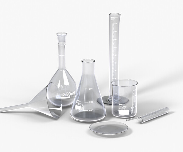 ArtStation - Laboratory Glassware Set | Resources