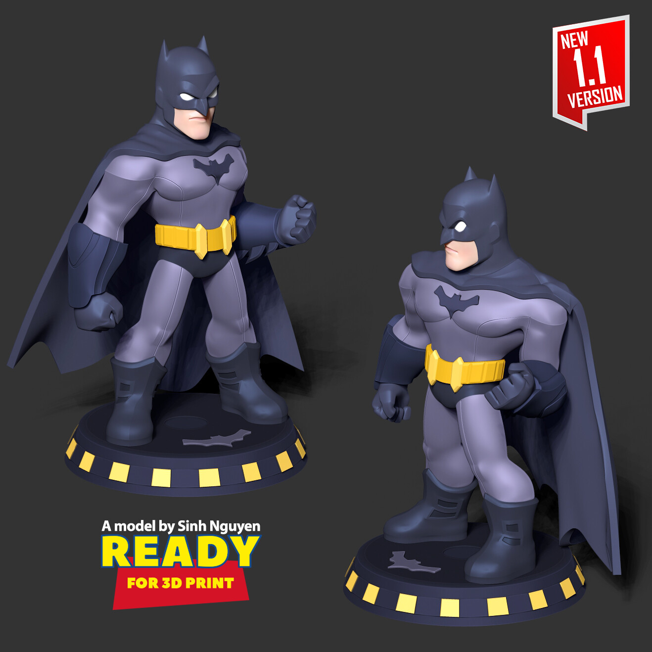 ArtStation - Batman Chibi | Resources