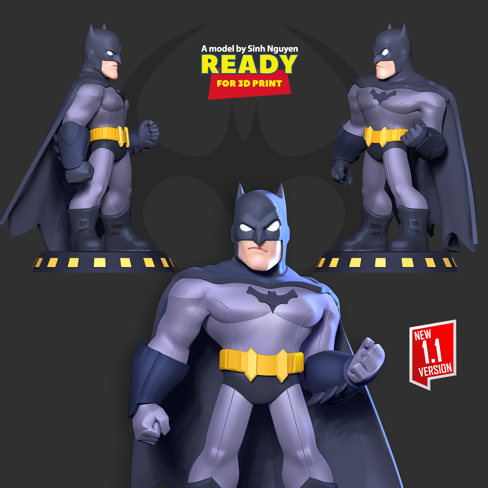 ArtStation - Batman Chibi | Resources