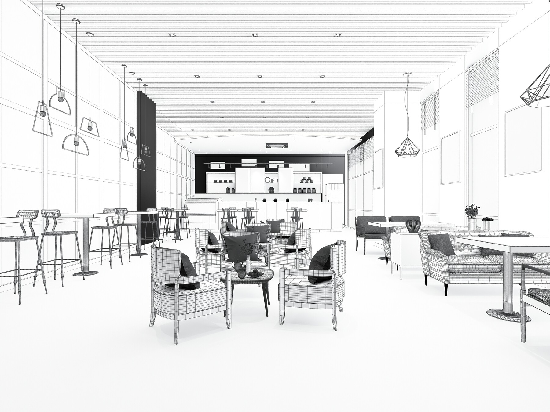 ArtStation - Coffee Shop - Restaurant - 004 | Resources