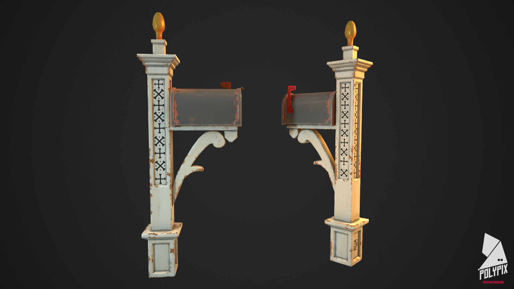 ArtStation - House Mailbox | Game Assets