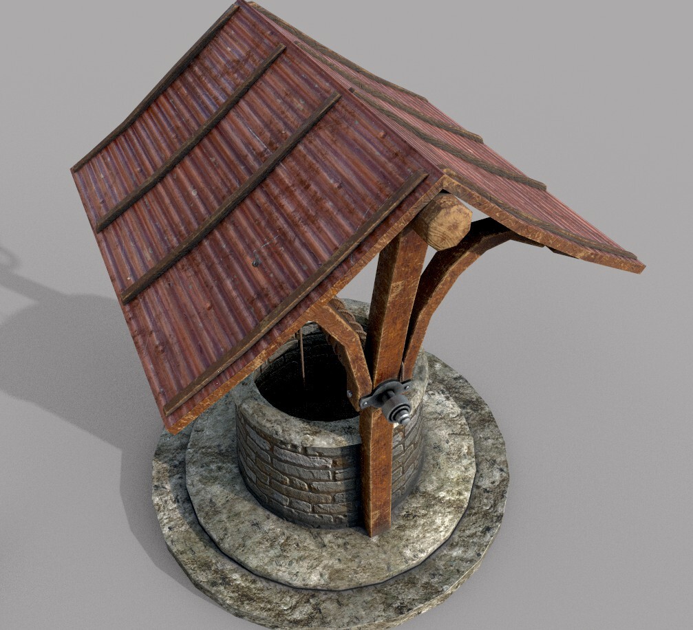 ArtStation - Medieval Well A | Game Assets